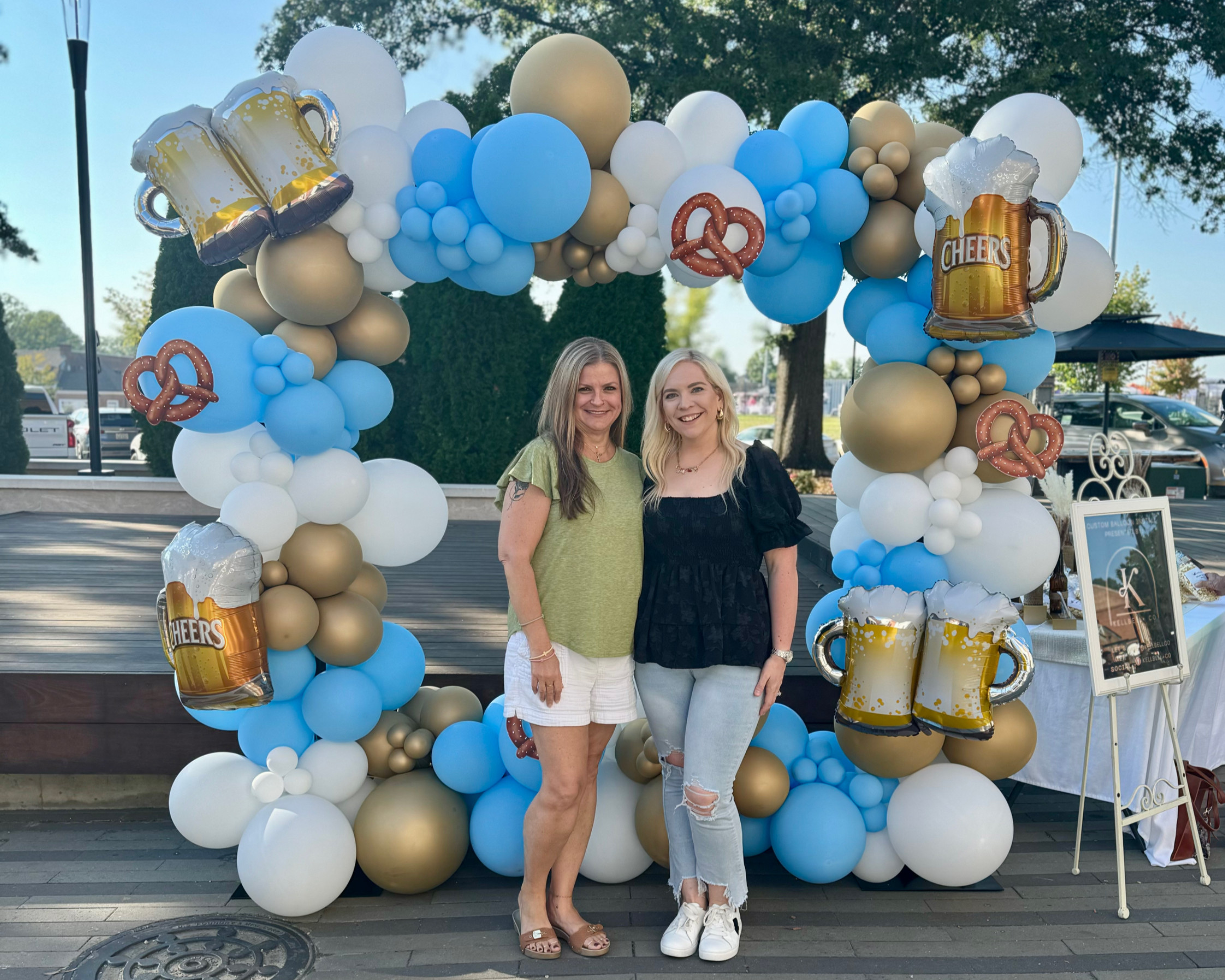 Picture Frame Balloon Wall | KELLBELL+CO | Crafting Timeless Luxury ...