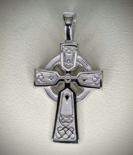 Solid Sterling Silver Celtic Cross | JM Scully Jewelers