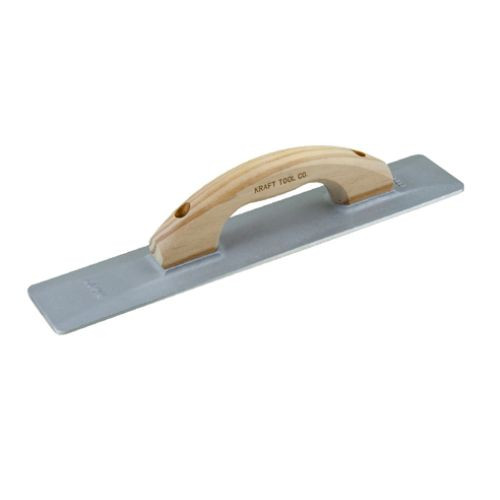 16" x 3-1/4" Sand Cast Magnesium Hand Float with Wood Handle