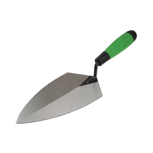 Hi-Craft® 10" Wide Pattern Brick Trowel with Soft Grip Handle