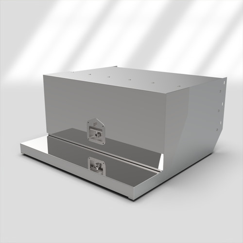 PETERBILT MIRROR FINISH STAINLESS SMOOTH TOOL BOX | Phd Customs