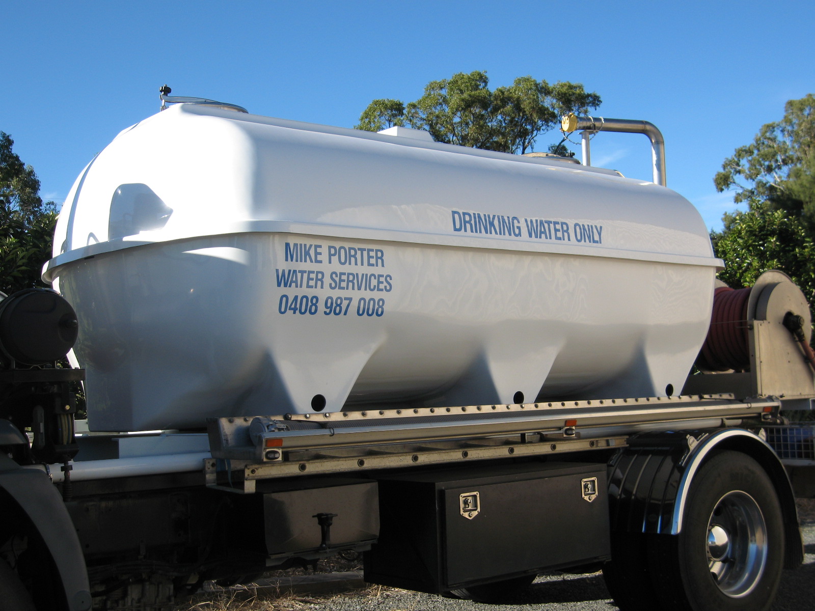 Mike Porter Water -Bulk Water Delivery- Tank & Pool Fills Toowoomba