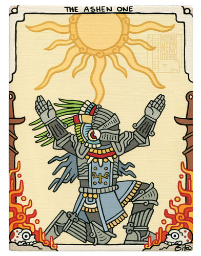 "Ashen One" Dark Souls Inpired Art Print | My Site