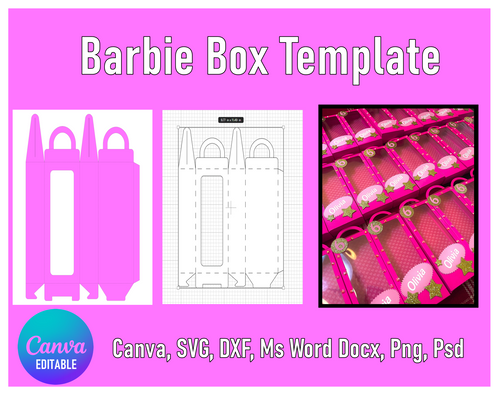 Doll Box Template | CRAFTYSVG.SHOP
