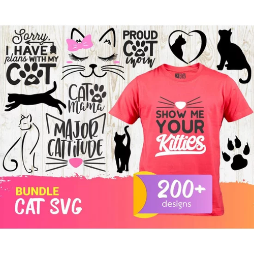 200+ Cat SVG Bundle | CRAFTYSVG.SHOP