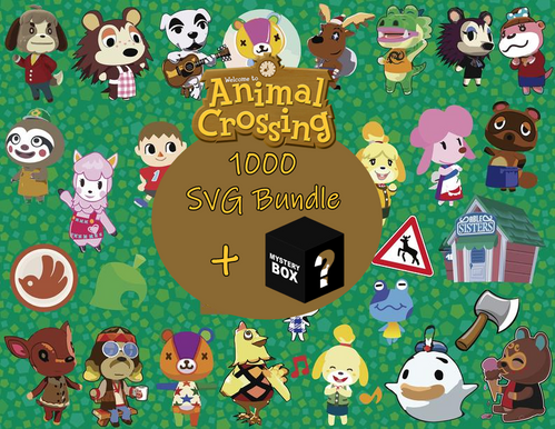 Animal Crossing SVG 1000+ Designs + FREE Mystery box | CRAFTYSVG.SHOP