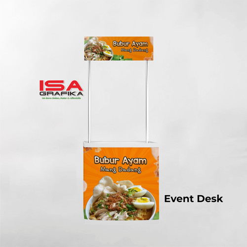 Cetak Event Desk | ISA Grafika
