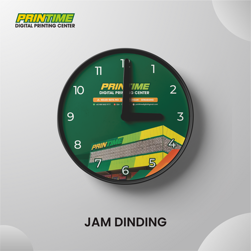 Jam Dinding - Printime Digital Printing (Semarang)