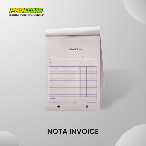 Nota Invoice - Printime Digital Printing (Semarang)
