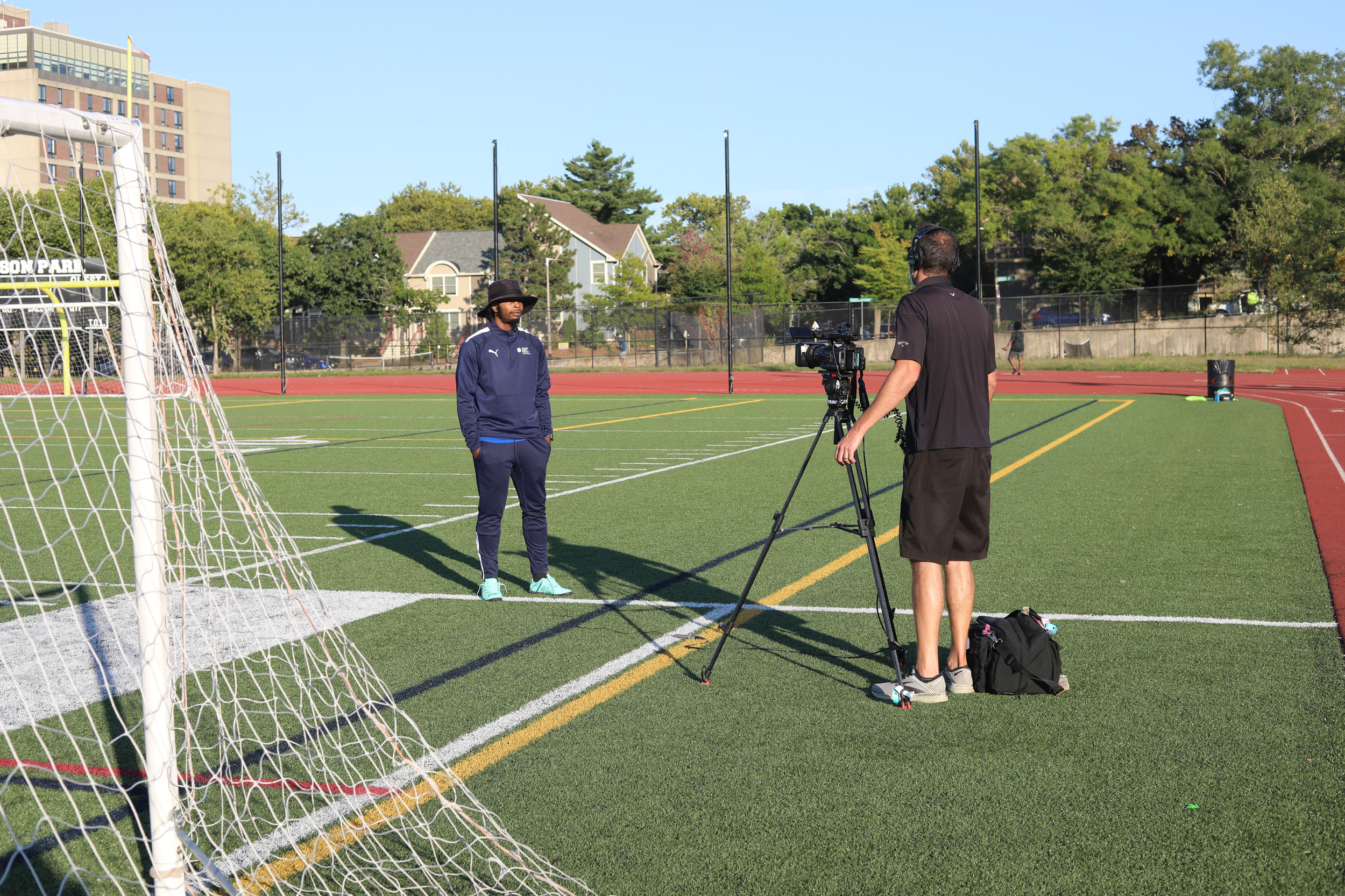 Soccer coach teaches kids love of the game