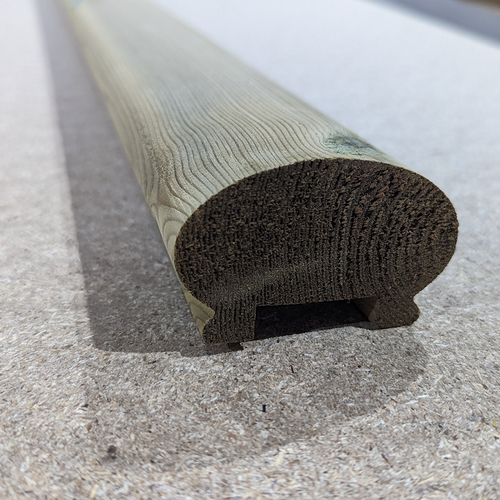 ex50x75 Tanalised Crown Handrail | Gillsons Timber