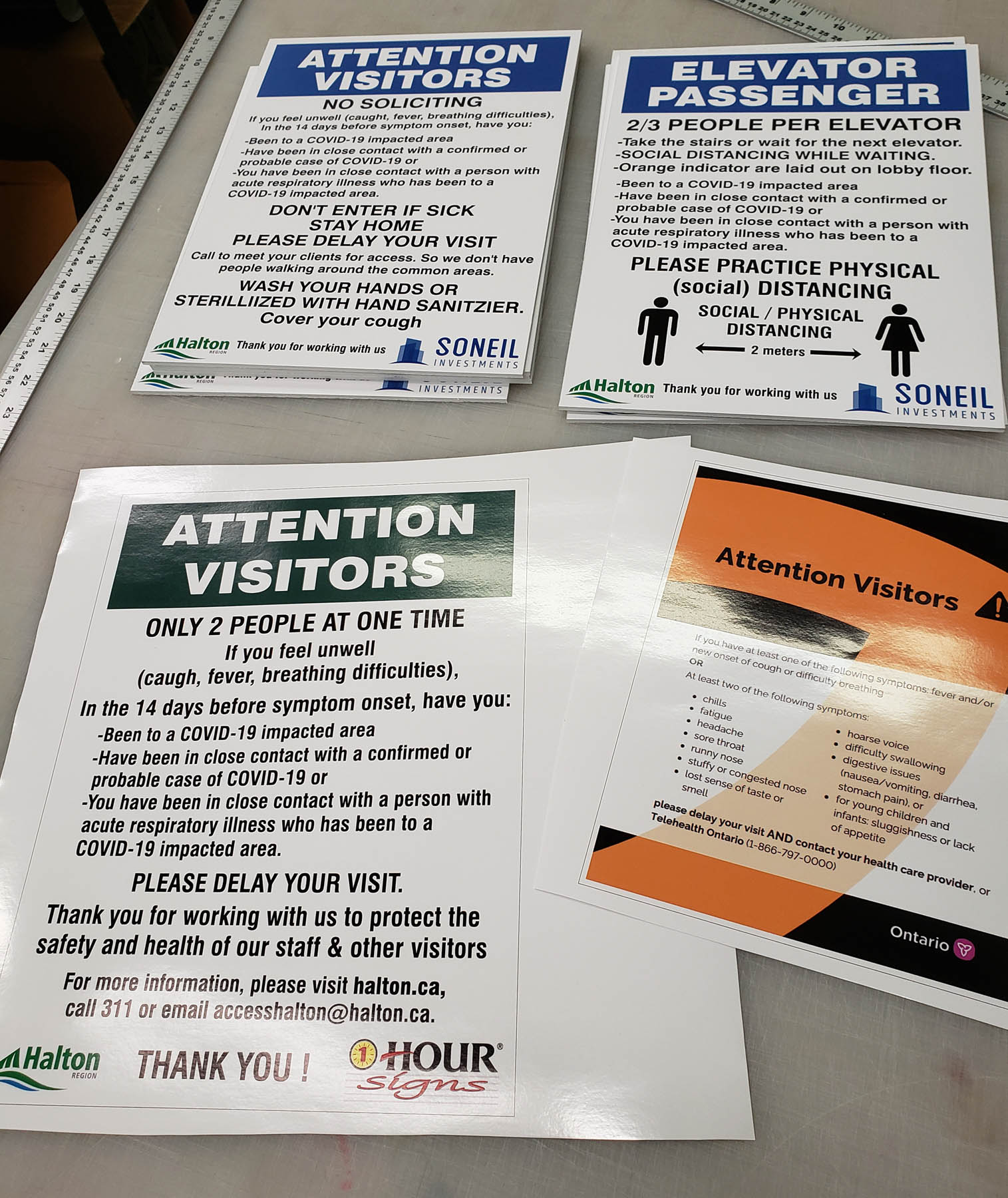 Signs | Ontario | 1 Hour Signs -Oakville