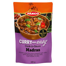 PACKO CURRY MADRAS 1X400G | Sunshine Cash& Carry