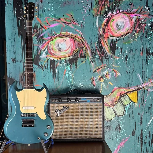 1970 Fender Champ Vintage 1x8 Silverface Tube Combo Amplifier! | Tone ...