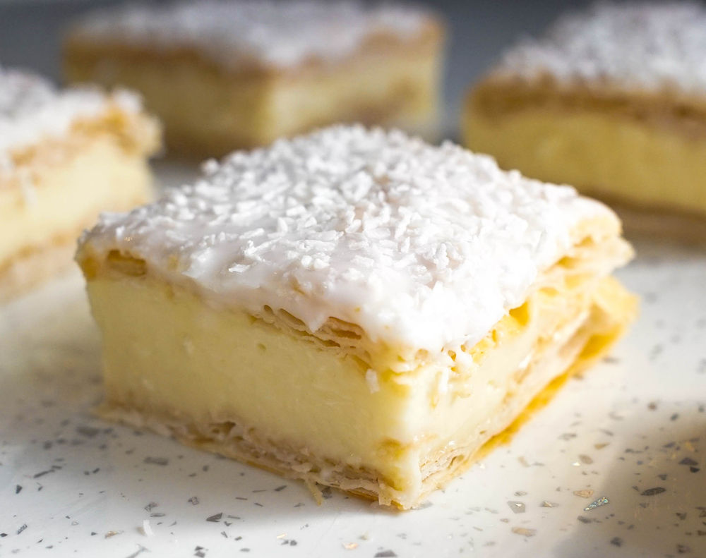Gluten Free Custard Square