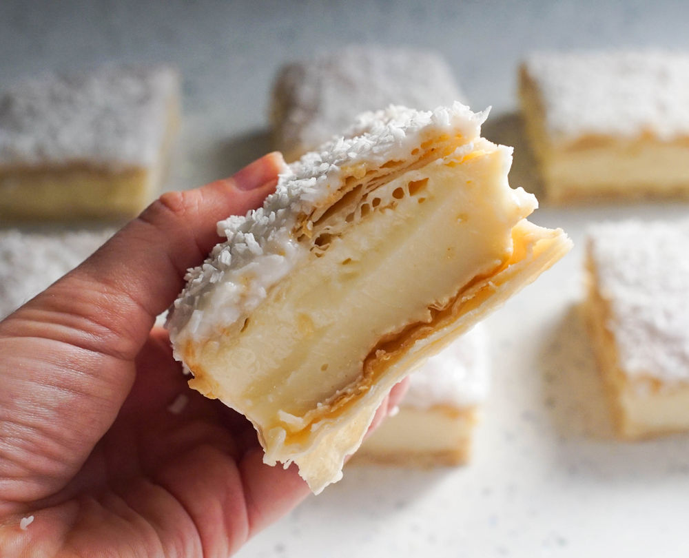 Gluten Free Custard Square