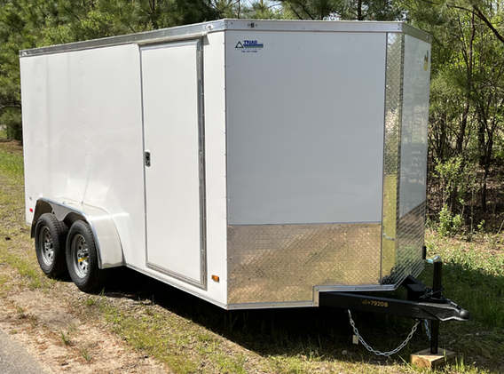 7x14 Enclosed Cargo Trailer | Triad Trailers