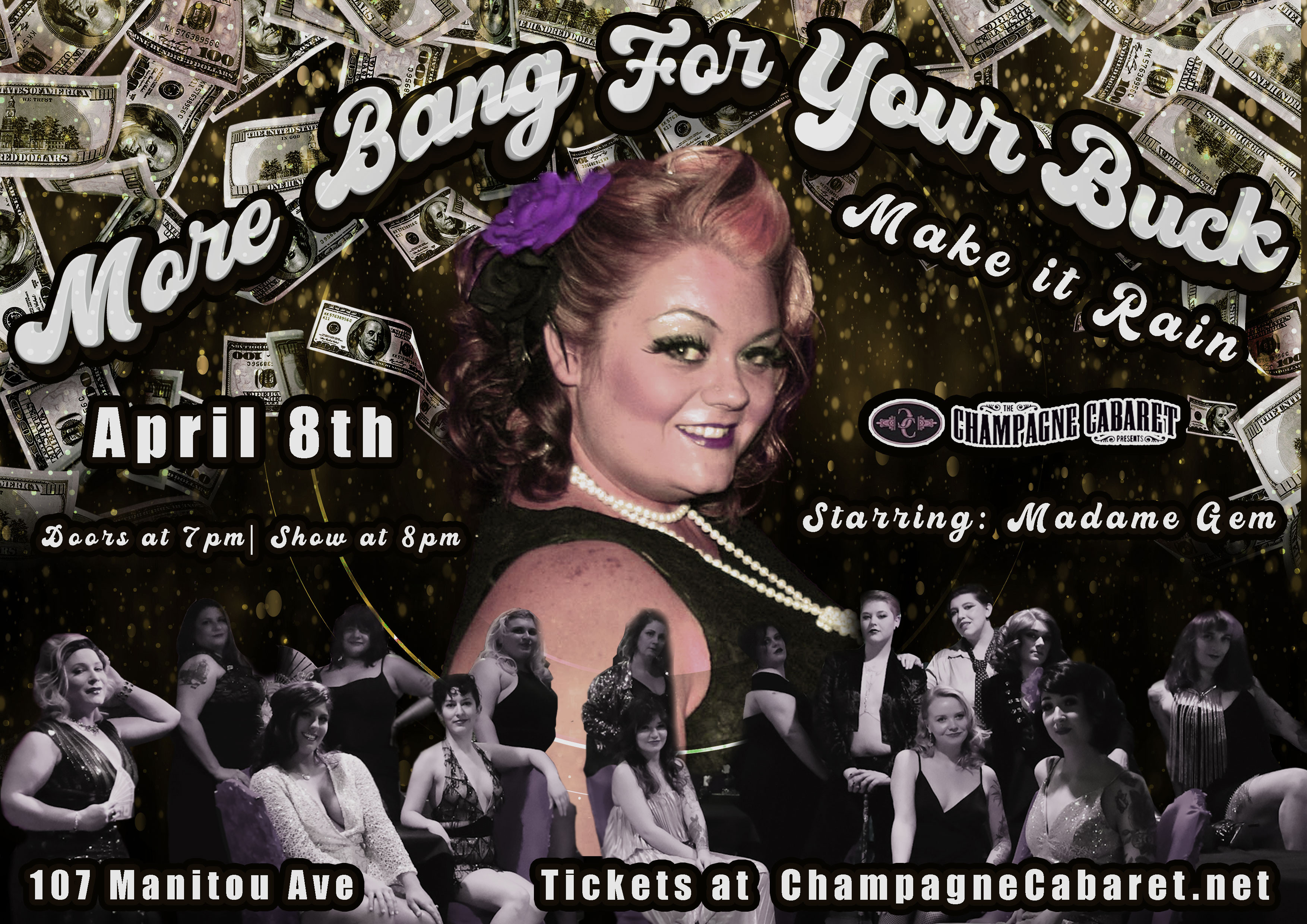 More BANG For Your Buck: FIRST TIME BURLESQUE DANCERS | Champagne Cabaret
