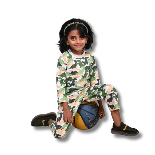 Premium Cotton Coord Sets Dino Army | Tiny Kiddo