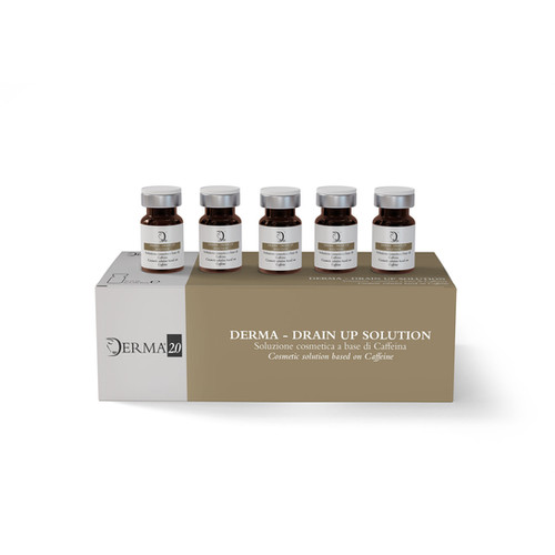 DERMA-DRAIN UP SOLUTION - Caffeine in sterile vials. - Individual 10ml ...