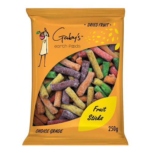 Fruit sticks 250g | Gaby's Earth Foods