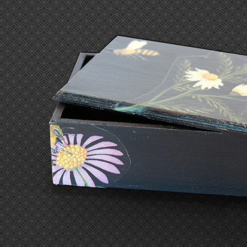 Black Decoupage Rectangular Box Kit | Heritage