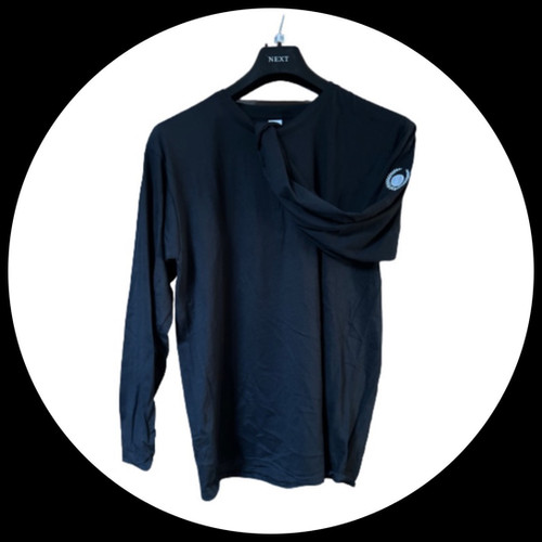 Long Sleeve Shoulder emblem Top | jks-scotland