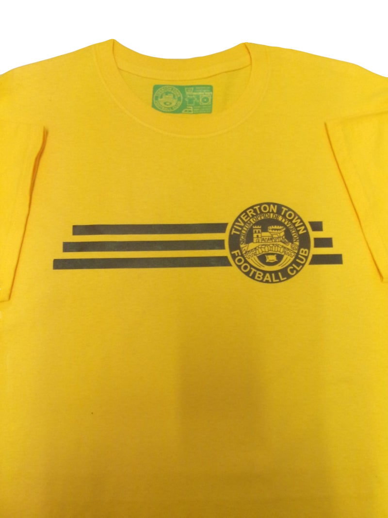 TIVERTON TOWN F.C. YELLOW T-SHIRT | Tiverton Town FC