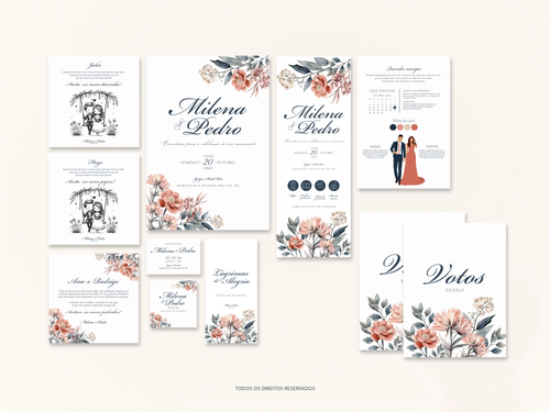 Coleção Botanical Flora | Kit Plus | Studio Honey