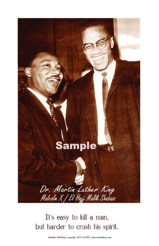 King & Malcome X History Board | witherscollection