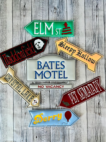 Horror Movie Signs Embroidery Design BUNDLE | Ellia Jacksford