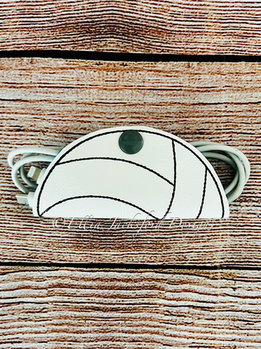 Volleyball Cord Wrap Embroider Design | Ellia Jacksford