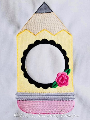 Sketch Pencil Monogram Frame 3 SIZES | Ellia Jacksford