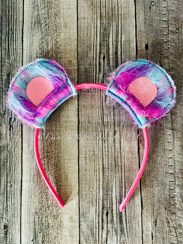 Bear Ear Headband Embroidery Design | Ellia Jacksford