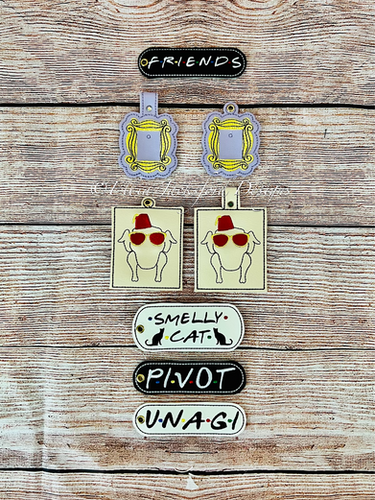 Buddy Keyfob Embroidery Design BUNDLE | Ellia Jacksford