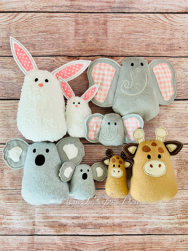 Simple Stuffie SET OF 4 Embroidery Designs | Ellia Jacksford