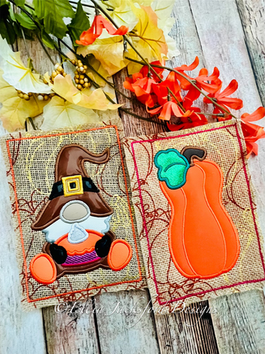 Welcome Gnome Door Banner Fall Add On Embroidery Design 2 FINISHES ...