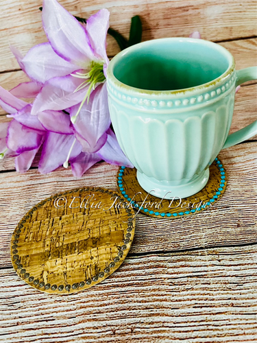 Blank Coaster Embroidery Design | Ellia Jacksford