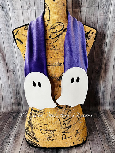 Ghost Scarf Embroidery Design | Ellia Jacksford