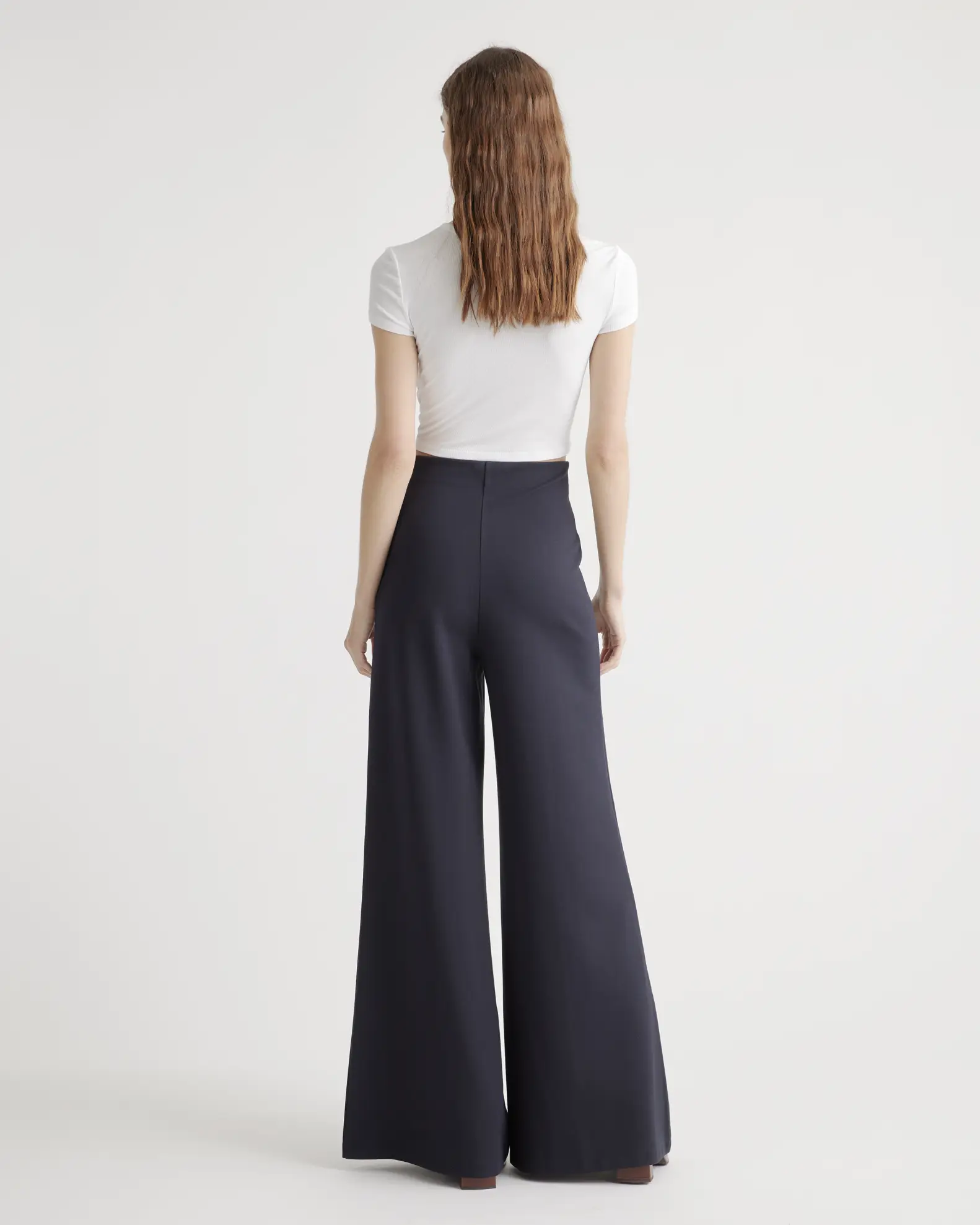 SLOAN Wide Leg Ponte Pant | apres