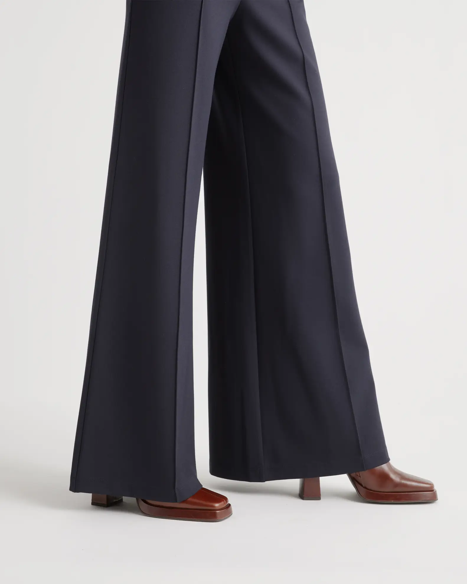 SLOAN Wide Leg Ponte Pant | apres