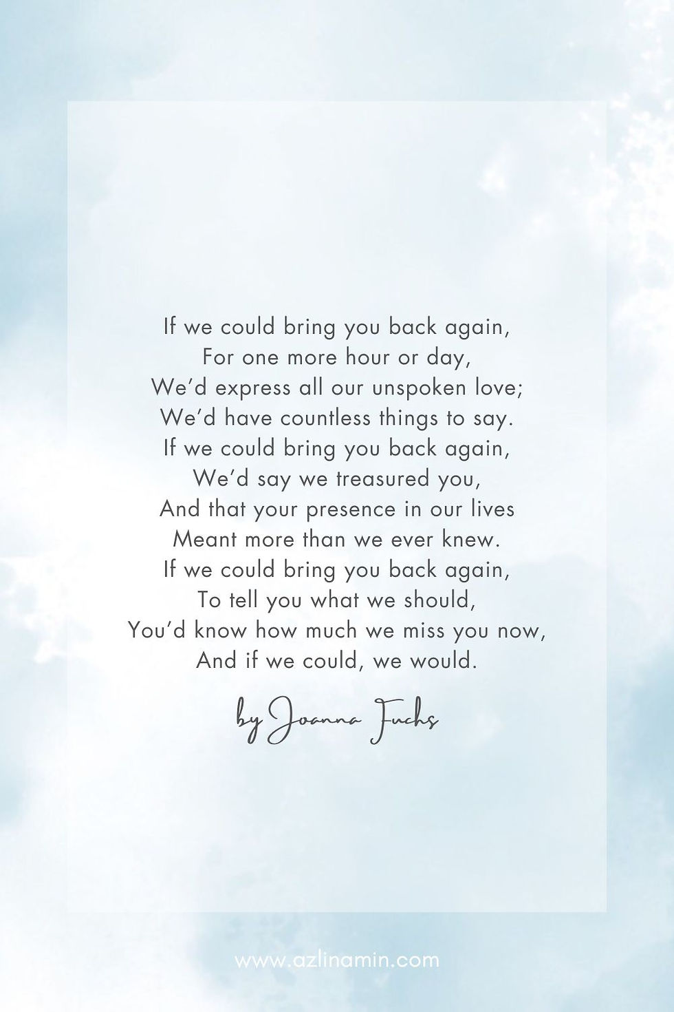 18 PROFOUND POEMS ABOUT GRIEF AND LOSS