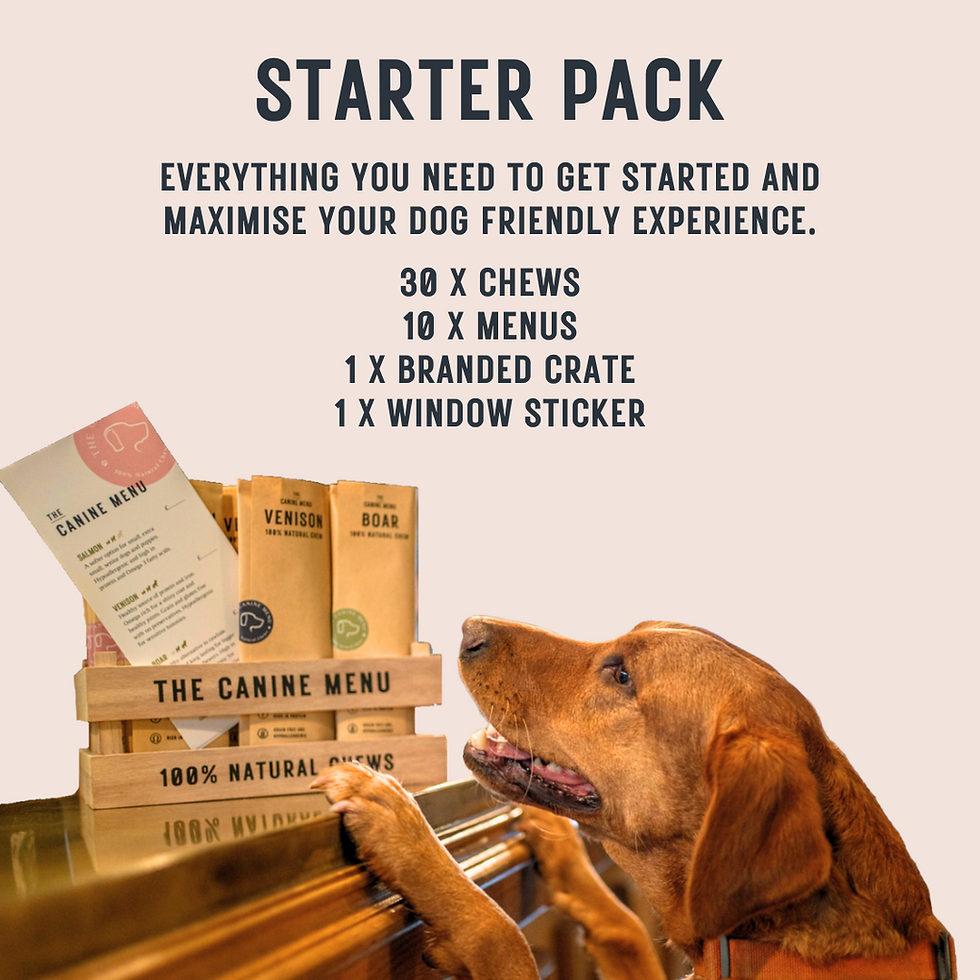 ORDER NOW | The Canine Menu