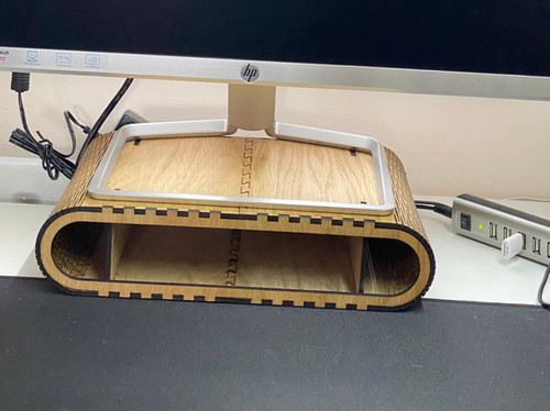 Desktop Monitor Stand - SVG and DXF file | Green MangCopy