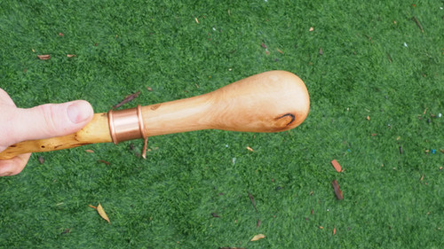 rose and olive wood walking cane | Biblical Stick Craft