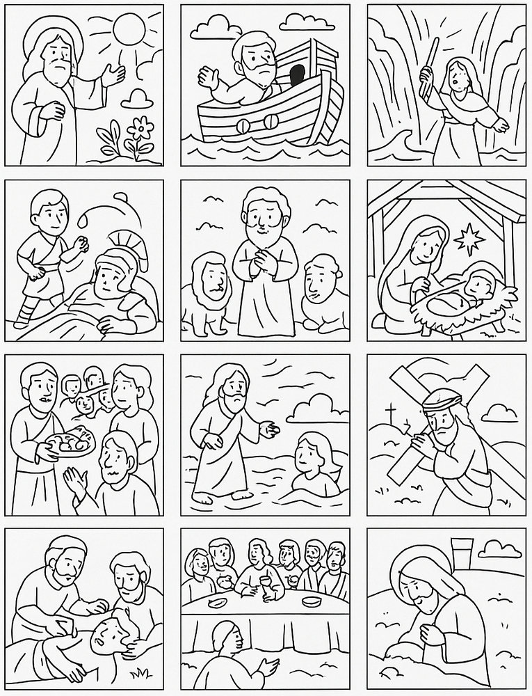 Engaging Children with Bible Coloring Pages