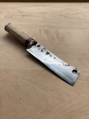6” Forged Kitchen Cleaver | Forged in Kol, Inc.