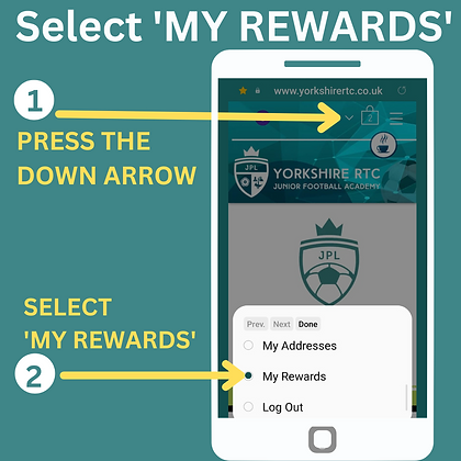 Check Points/Redeem Rewards | Yorkshire RTC
