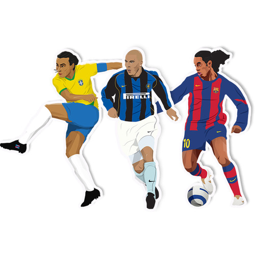 Marta, Ronaldo, Ronaldinho Sticker Pack - Jamie Orrell ...