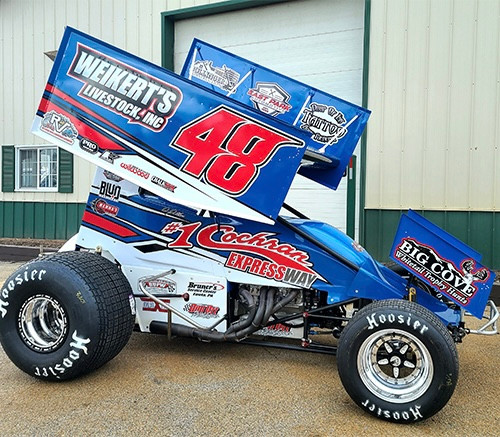 Danny Dietrich - 2023 #48 Cochran Expressway Sprint Car | DirtMan Diecast